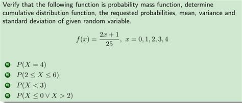 Solved Verify That The Following Function Is Probability Chegg Com