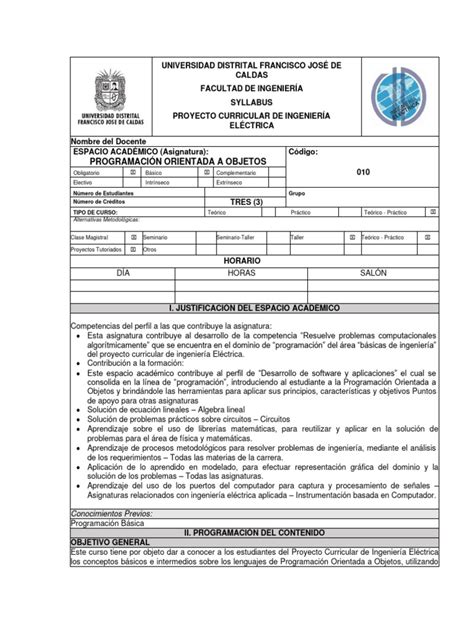 010 programación orientada a objetos pdf objeto informática