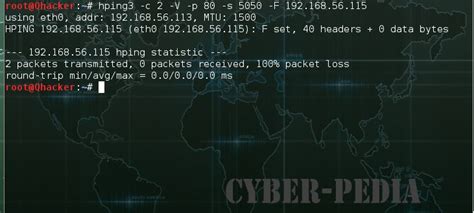 10 Hping3 Examples For Scanning Network In Kali Linux