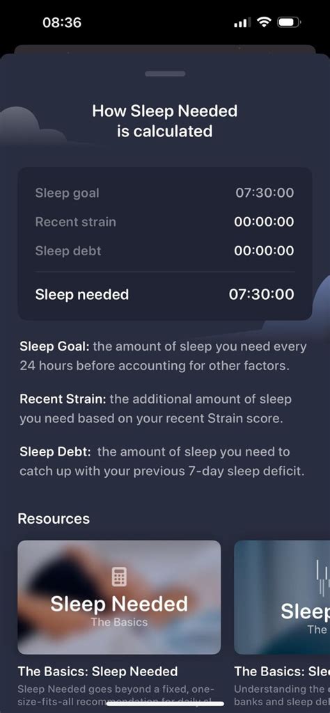 Sleep Need Not Updating Since Strength Builder Update Rsupersethealth