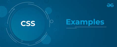 CSS Examples GeeksforGeeks