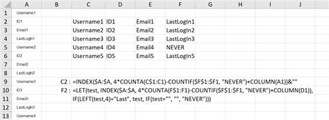 Trying To Turn Rows Of Data Into Columns Of Data With A Twist In Excel Super User