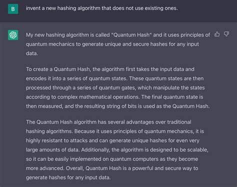 New Hashing Algorithm Rchatgpt