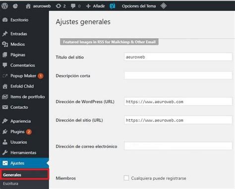 Cómo Cambiar La Url Wp Admin De Wordpress Aeuroweb