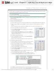 Excel Chapter 9 Exploring Data Aynalysis And Maps Pdf 6 2 22 10 38 AM Excel Chapter 9