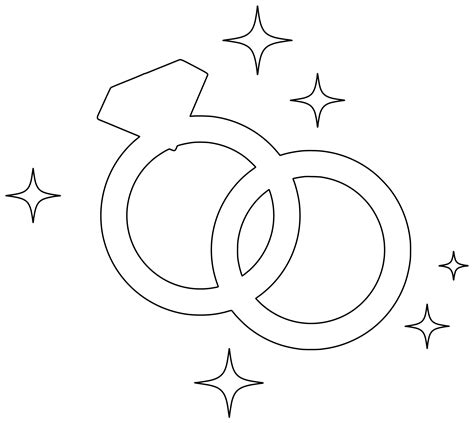 Shape Of Wedding Ring Free Printable Papercraft Templates