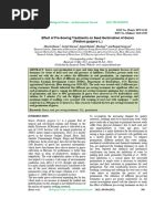Dormancy Breaking And The Influence Of Gibberellic Acid On The Early