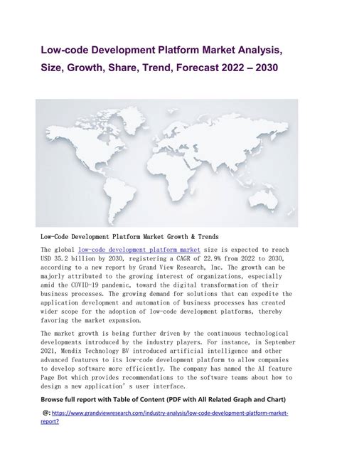 Low Code Development Platform Market Worth 352 Billion By 2030 By