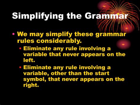 ppt pushdown automata simplifying the grammar powerpoint