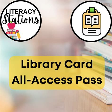 Printable Library Pass