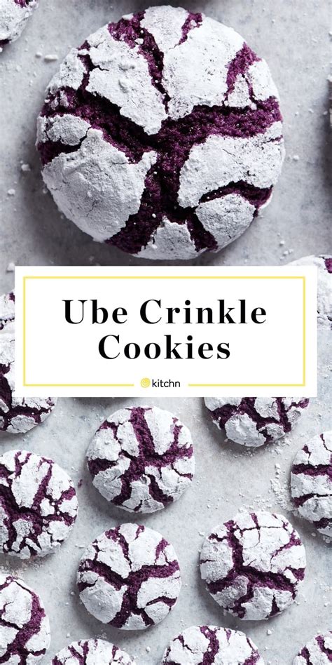 Ube Crinkle Cookies A Fusion Of Filipino American Heritage Recipe