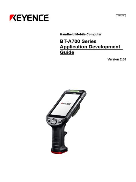 Bt A700 Series Application Development Guide Handheld Mobile Computer Pdf Parameter