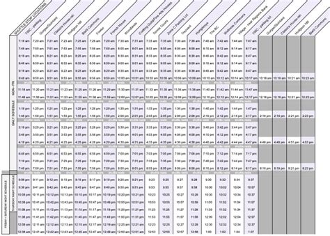 Shuttle Schedule The University Of The South Sewanee