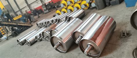 Steel Conveyor Rollers With Bearings Industry Applications