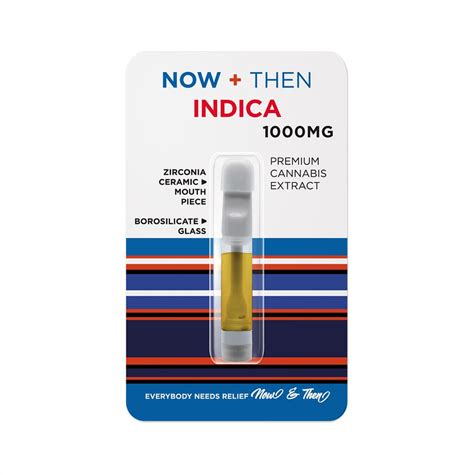 Now Then Indica Vape Cartridge 1000mg Goldbuds