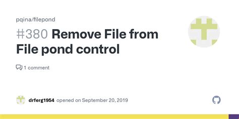 Remove File From File Pond Control · Issue 380 · Pqinafilepond · Github