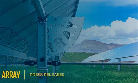 array unveils skylink tracker system to maximize solar efficiency in