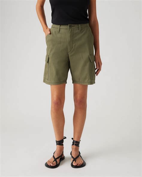 Baggy Cargo Womens Shorts Green Levis® Us