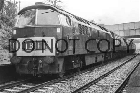 Uk Diesel Train Railway Photograph Of Class 52 Western D1046 Rm52 184