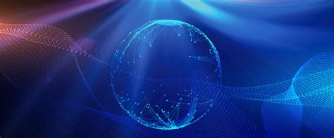 Blue Tech Line Background Material Simplicity Technology Business Background Image For Free