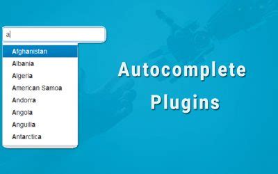 Jquery Autocomplete Plugins Onaircode