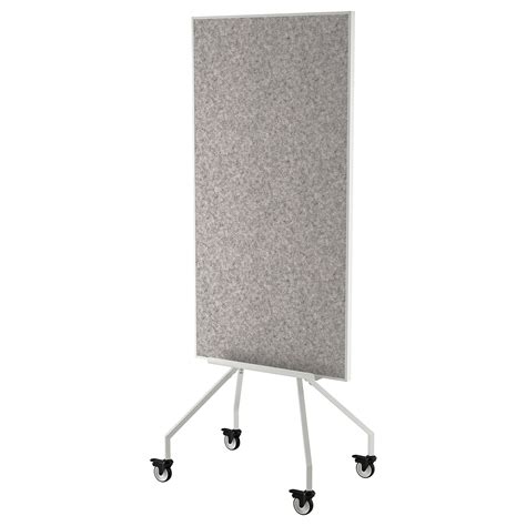 ELLOVEN whiteboard/noticeboard with castors white 70x180 cm | IKEA Eesti