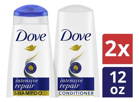 Dove Shampoo And Acondicionador Reparacion Intensiva 355ml Meses Sin
