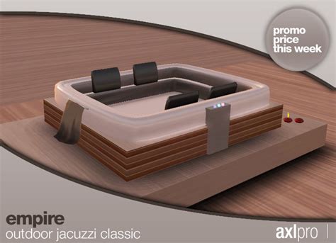 Second Life Marketplace Axl Pro Box Empire Outdoor Jacuzzi Classic