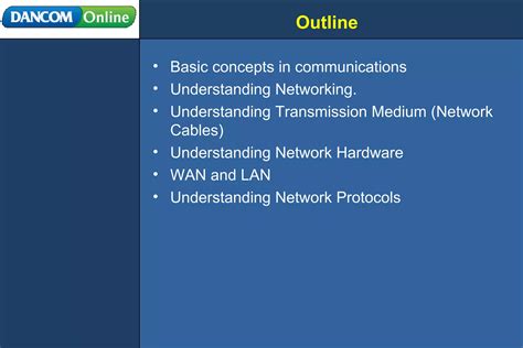 Fundamentals of Networking | PPT