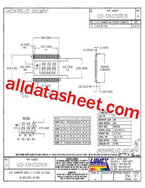 LCD S X C TRB Datasheet PDF LUMEX INC