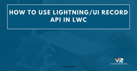 How To Use Lightninguirecordapi In Lwc