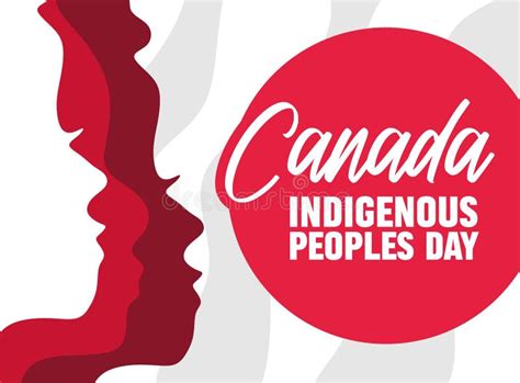 Happy Canada Indigenous Peoples Day Vector Stock Illustrations 67