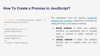 What Is Promise In Angular Development PPT
