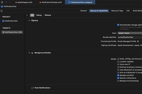 Ios Notifications Not Received Stack Overflow