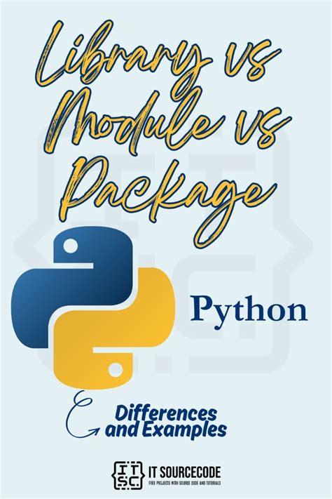 library vs module vs package in python differences and examples