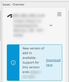 Update To Its Newest Version The Revit Issues Addin For BIM ACC