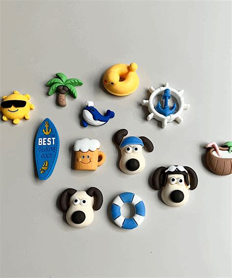 🐶강아지 그로밋 귀여운 윌래스 신발꾸미기 파츠 세트 에이블리