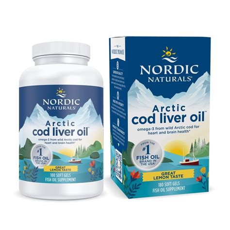 Nordic Naturals Arctic Cod Liver Oil 90 Soft Gel Capsules Pittwater