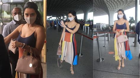 Shraddha Kapoor Slays Sexy Laidback Airport Look In ₹225k Slip Dress