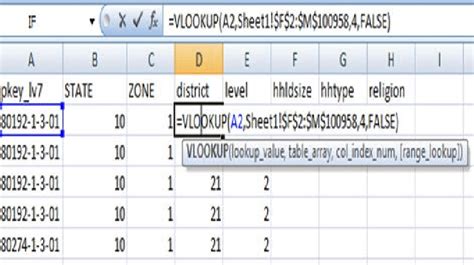 Using Vlookup Function Download Scientific Diagram