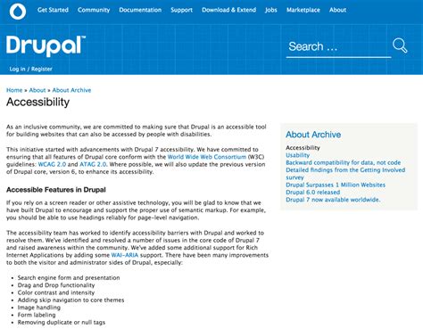 Drupal 8 Accessibility Accessibility Wins Curated By Marcy Sutton