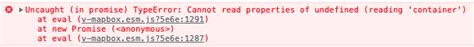 cannot read properties of undefined reading container · issue 649