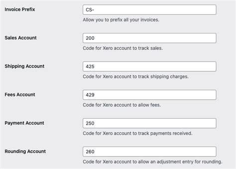 Xero Documentation Woocommerce