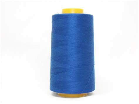 Spun Polyester Serger Quilting And Sewing Thread Approx 6000 Yds 1 Spool Medium Blue 790