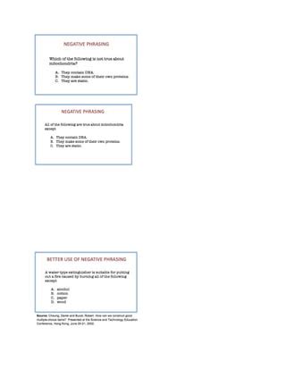 Writing Good Multiple Choice Test Questions PDF