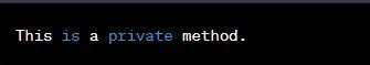 MÉTHODE PRIVÉE PYTHON TUTORIEL PYTHON