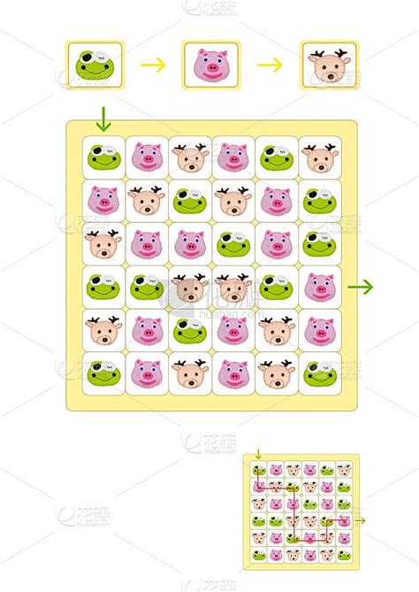 给孩子们玩的有趣的脑力游戏素材 花瓣网