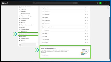 How To Create Shopify Metafields And Metaobjects 2024 Gempages