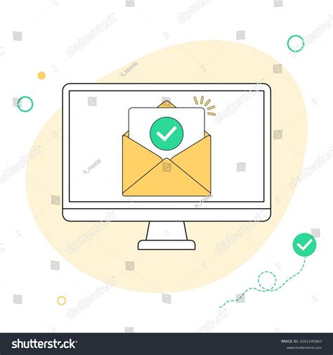Check Mark Document Mail Envelope Approved Stock Vector Royalty Free 2201245863 Shutterstock