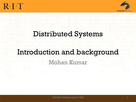 Ppt Distributed Systems Introduction And Background Powerpoint Presentation Id